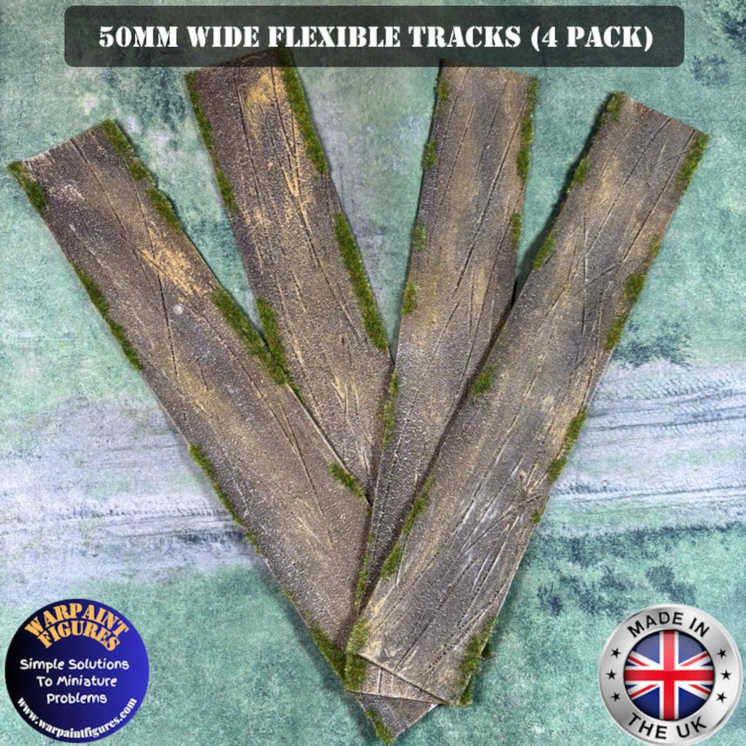 Flexible Wargaming Roads: 50mm Wide - 15mm to 28mm Scale Terrain - Etsy