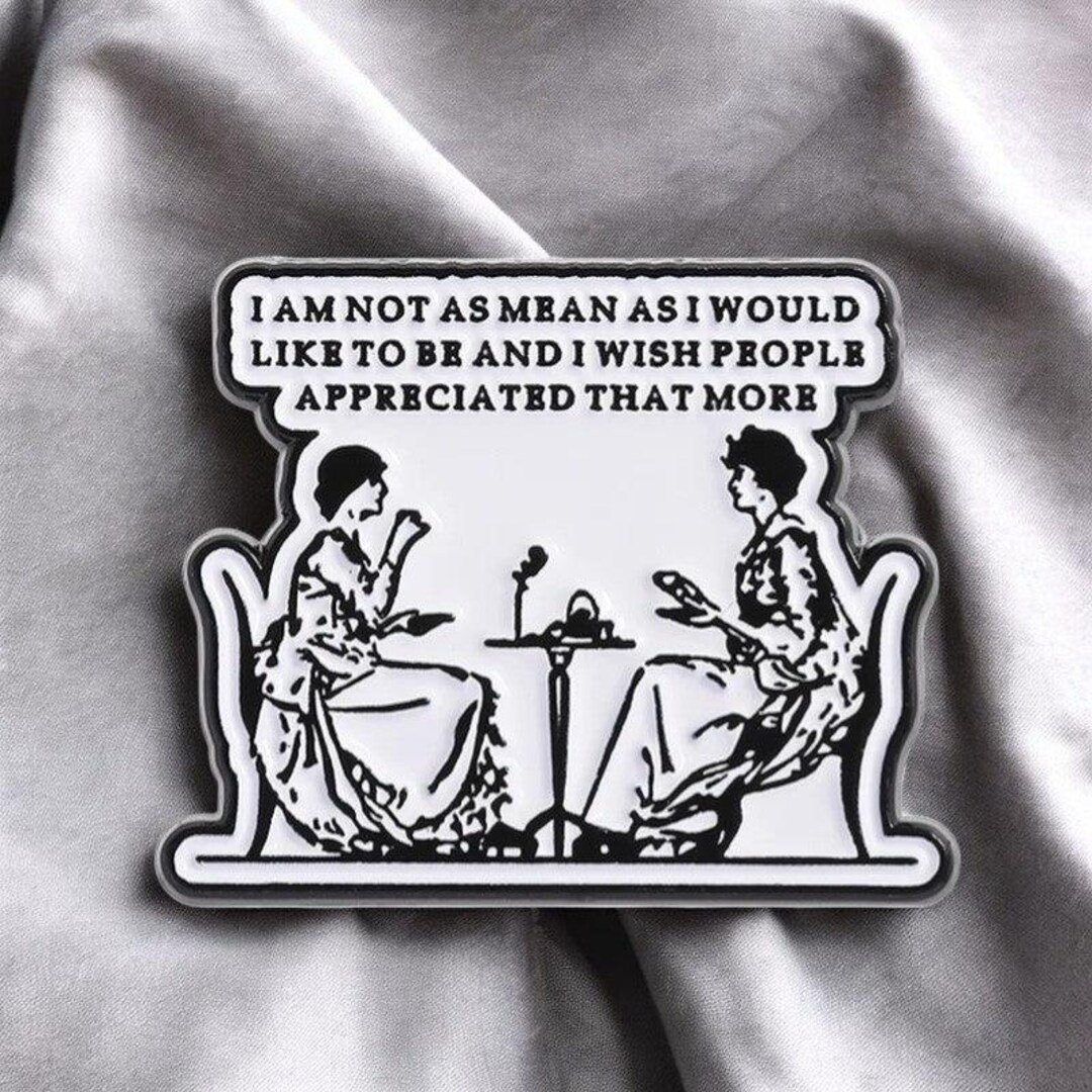 I Am Not as Mean as I’d Like to Be Funny Enamel Pin – Snarky Vintage ...