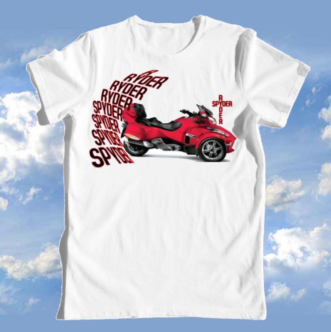 Can Am Spyder T-shirts Motorcycle Mens and Womens Unisex Size Spyder ...