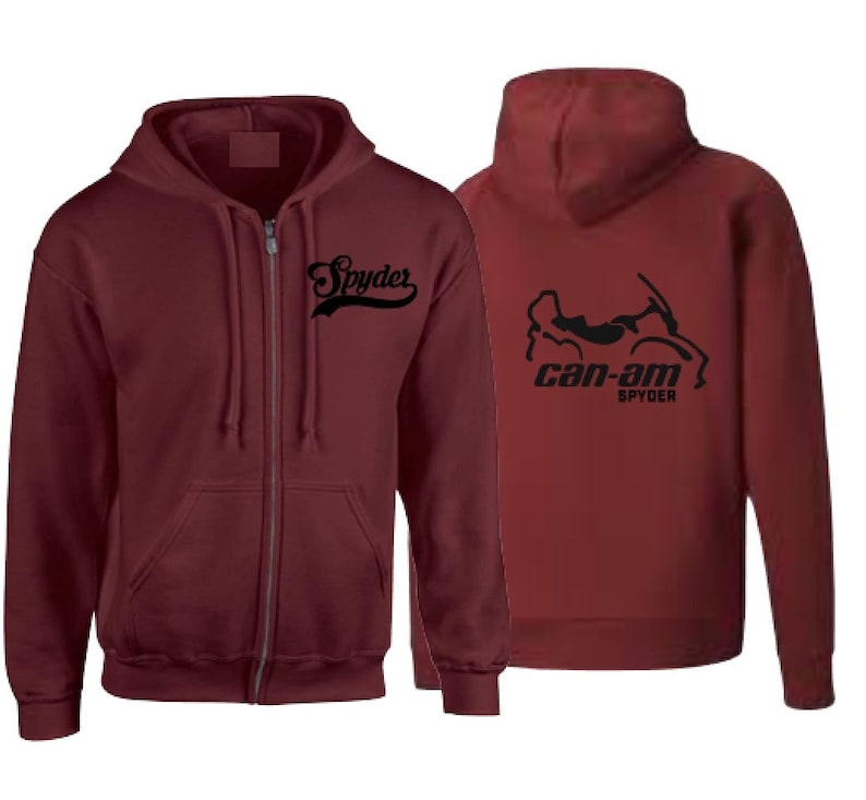 Can Am Spyder Hoodie Hooded Motorcycle Blue Orange Peach - Etsy