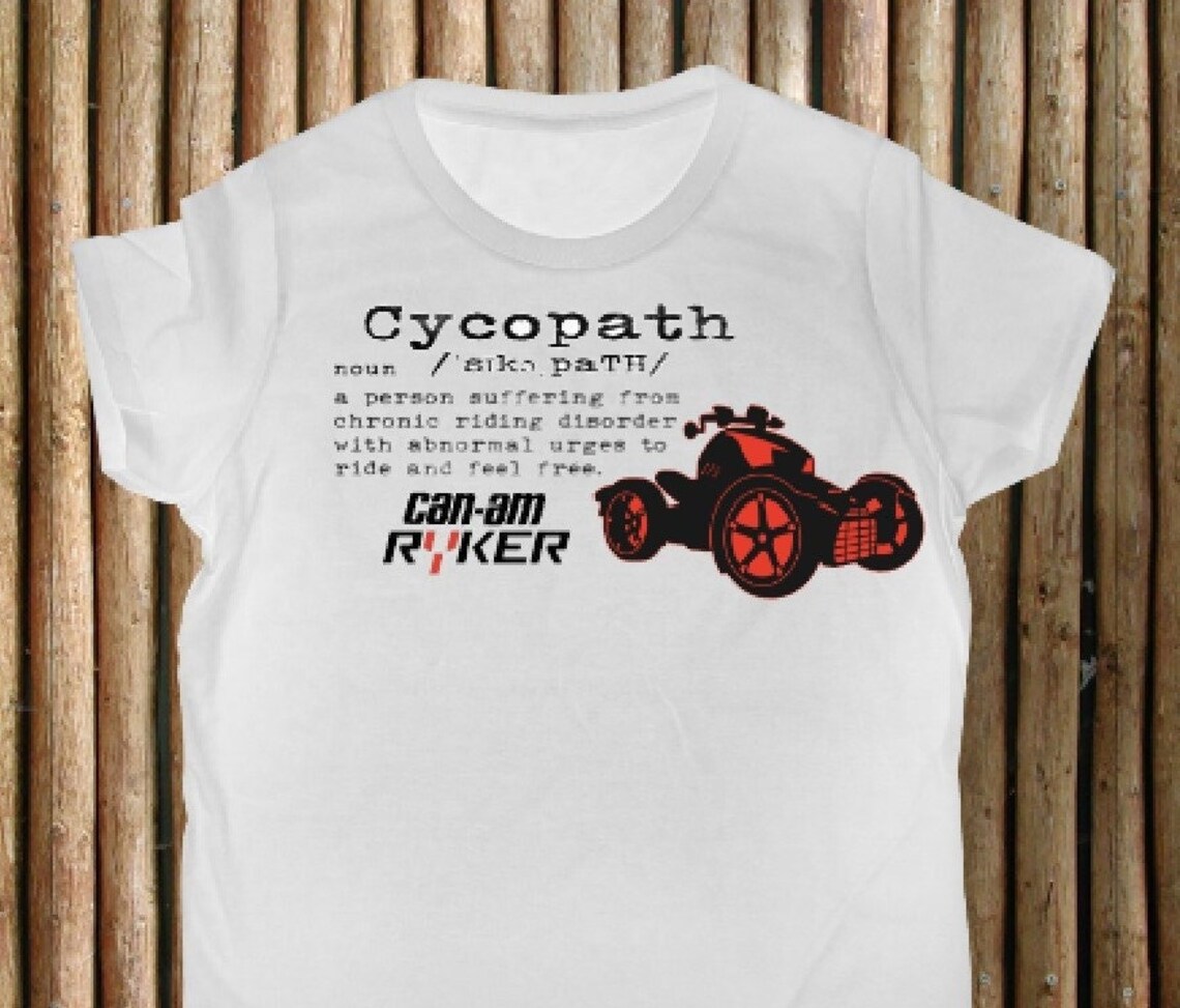 Can Am Ryker Tshirt Motorcycle cycopath - Etsy