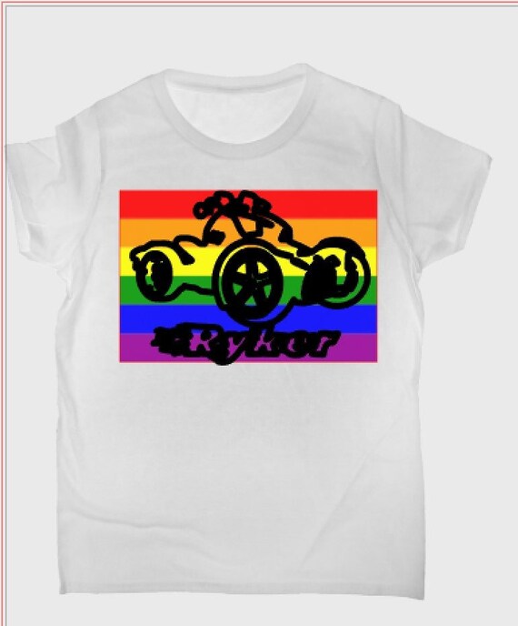 Can Am Ryker Tshirt Motorcycle Pride LGBTQ Gay Lesbian - Etsy