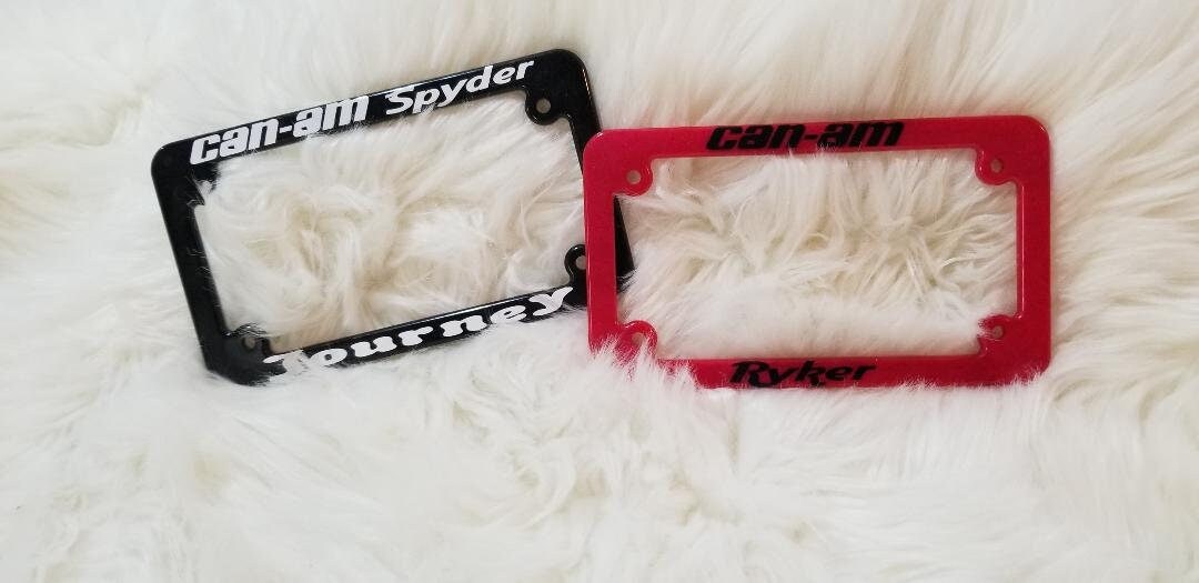 Personalized Motorcycle Frame for Your License Plate Personalized With ...