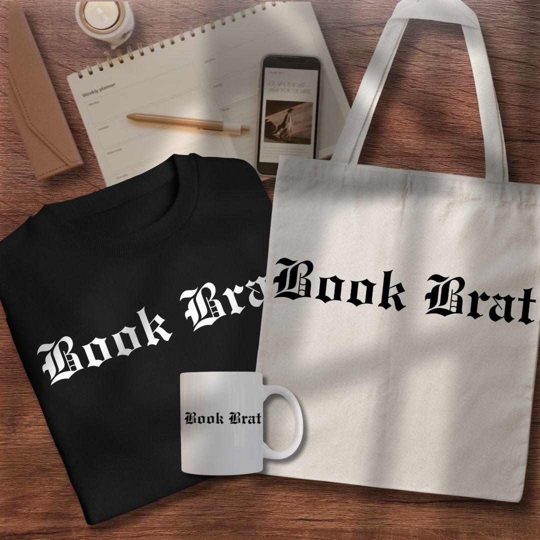 Book Brat Bundle Book Worm Gift Book Tote Librarian Gift Book Lover Mug ...