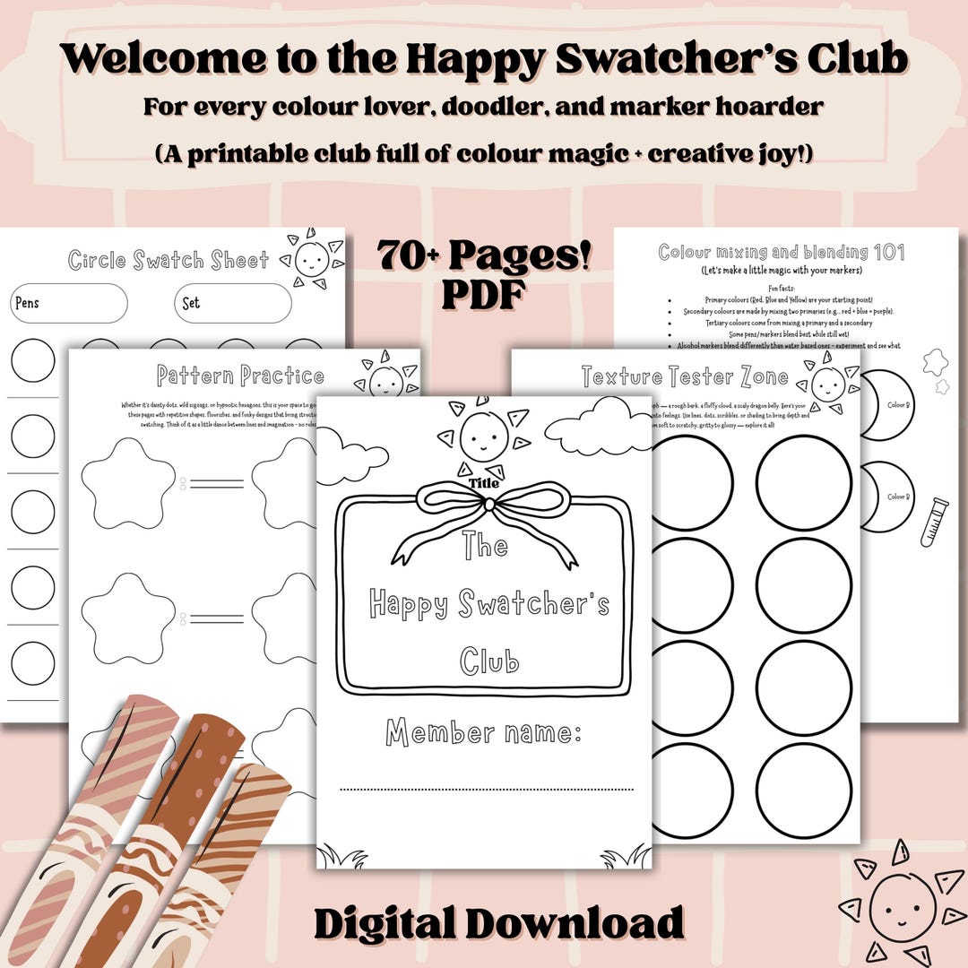 Colouring Swatch Bundle | Colouring Pattern Practice Page, Colouring ...