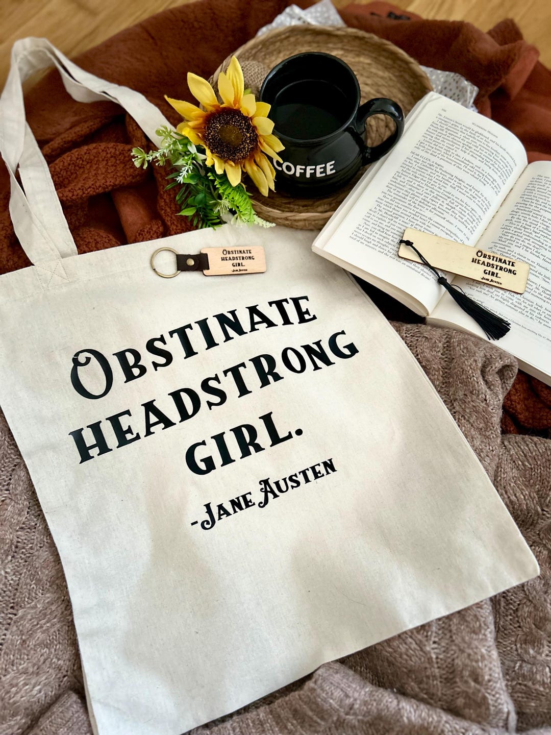 Jane Austen Gift Set - Bookish Bundle | Literary-inspired Gift for Book ...