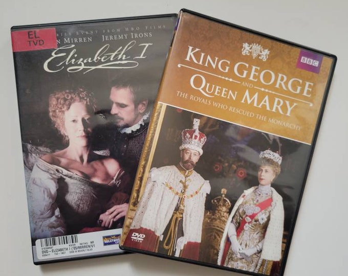 ELIZABETH I & King George and Mary Dvds~helen Mirren as Elizabeth From ...
