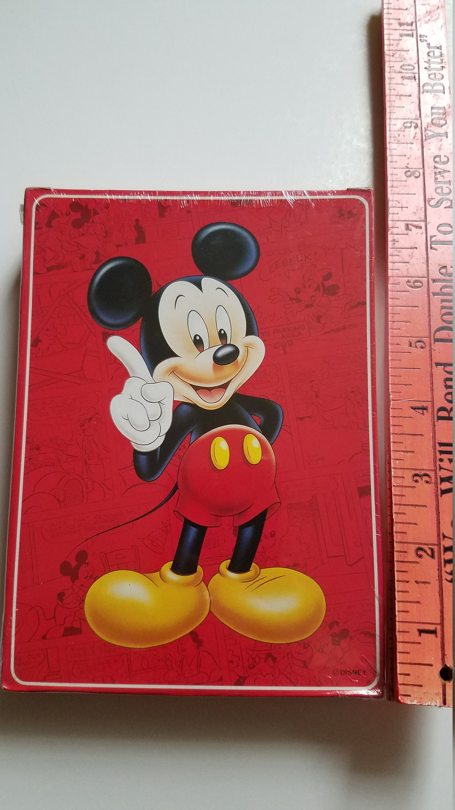 MICKEY MOUSE Jumbo Playing Cards & Cartoon Classics Giant Card | Etsy