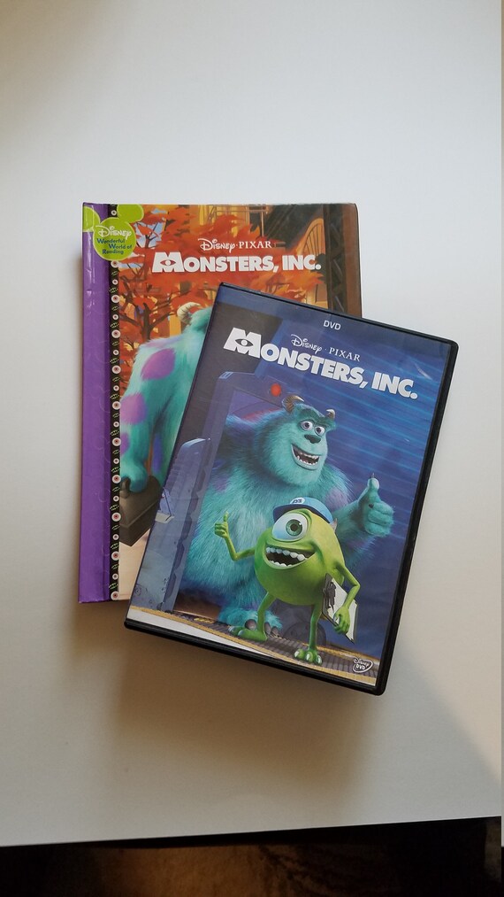 MONSTERS INC. Hardback Book and DVD by Disney & Pixarmusic - Etsy