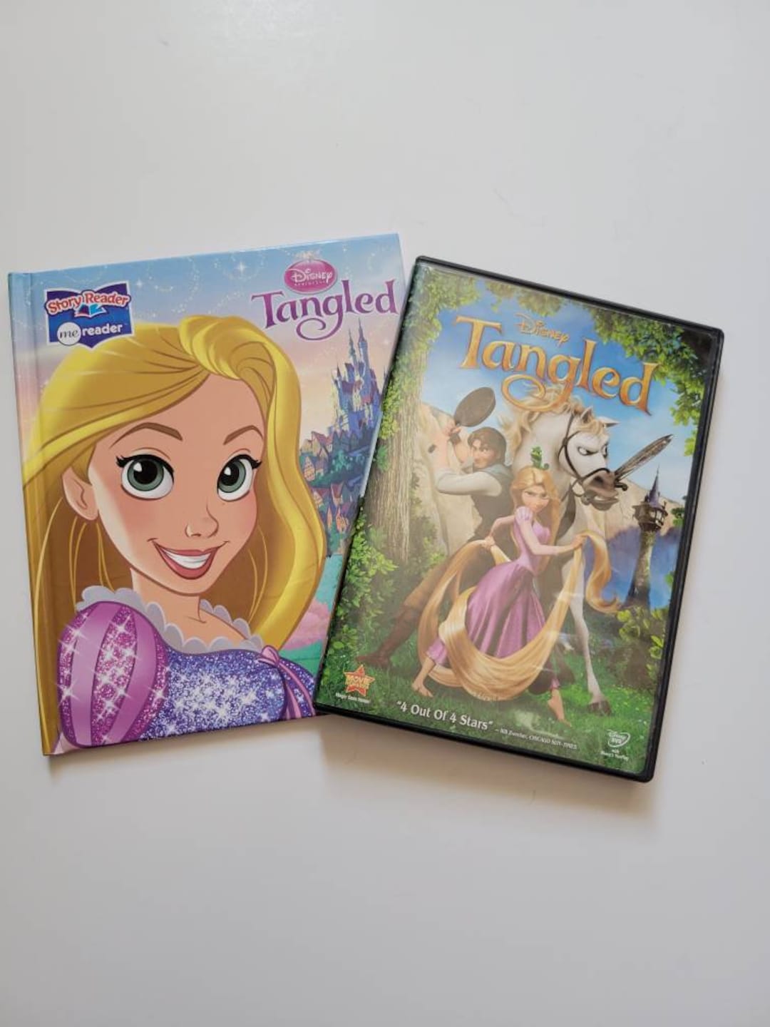 TANGLED DVD & Story Reader Me Reader for 3+ Disney's Princess RAPUNZEL ...