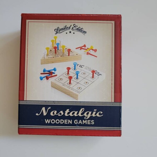 Wooden Multi Board Game - Etsy
