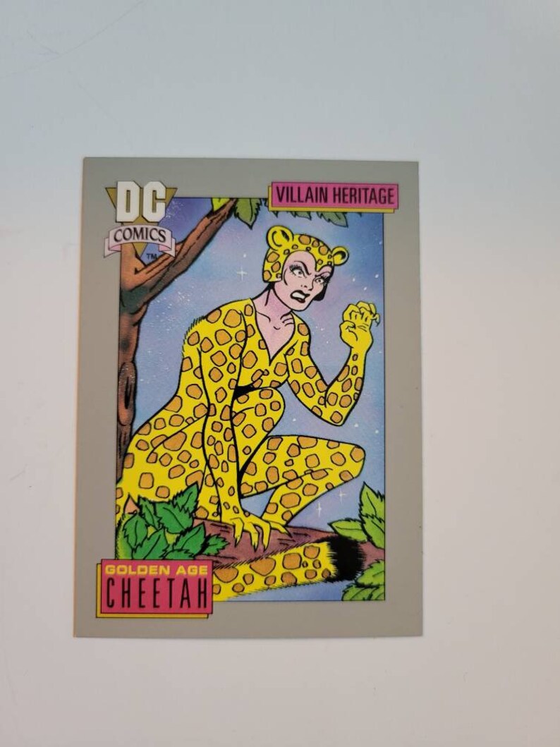 DC COMICS Villainsgolden Age Cheetah Villains From Beyond - Etsy