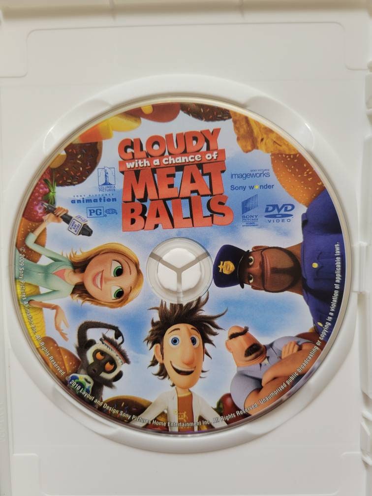 Cloudy With A Chance Of Meatballs Dvd Cover