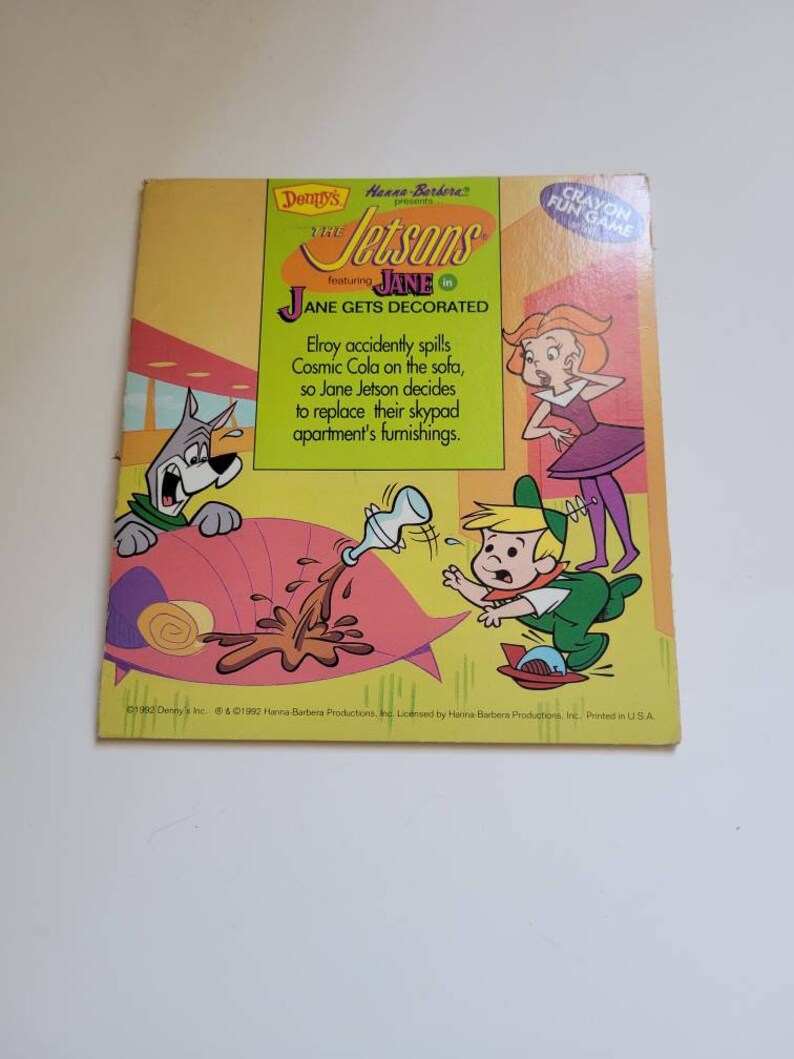 HANNA-BARBERA Collectionthe JETSON'S Denny's Sticker - Etsy