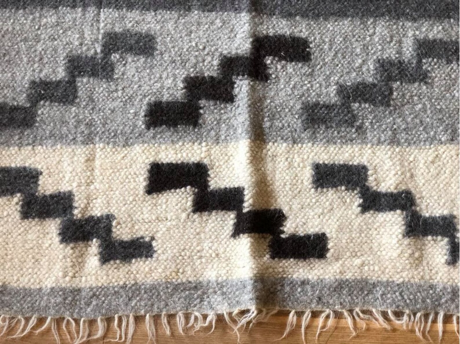 Natural Sheep Wool Rug Farmhouse Rug Kitchen Bedroom Living - Etsy