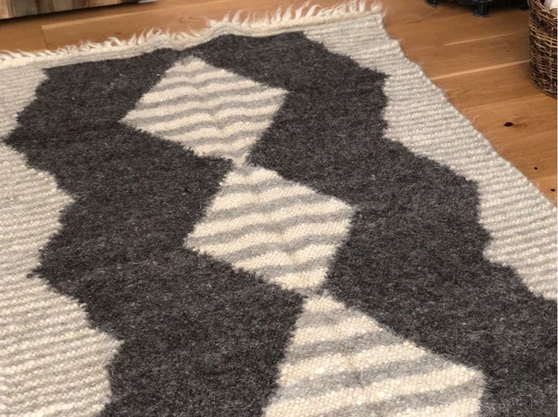 Wool Blanket Vintage Style Rustic Home Decor Rug Poor Wool - Etsy