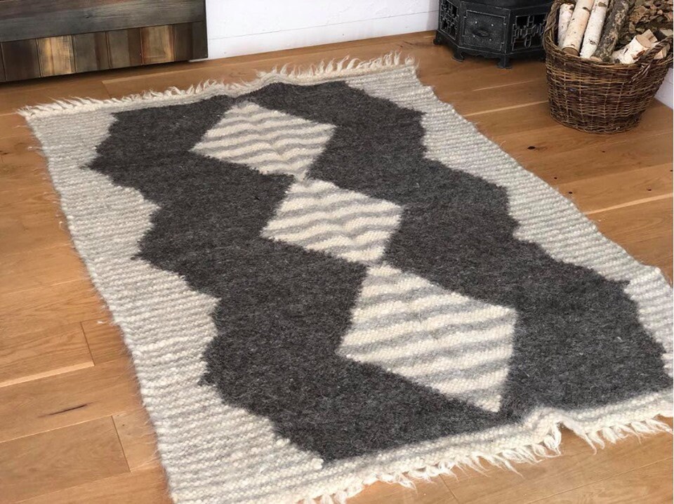 Wool Blanket Vintage Style Rustic Home Decor Rug Poor Wool - Etsy