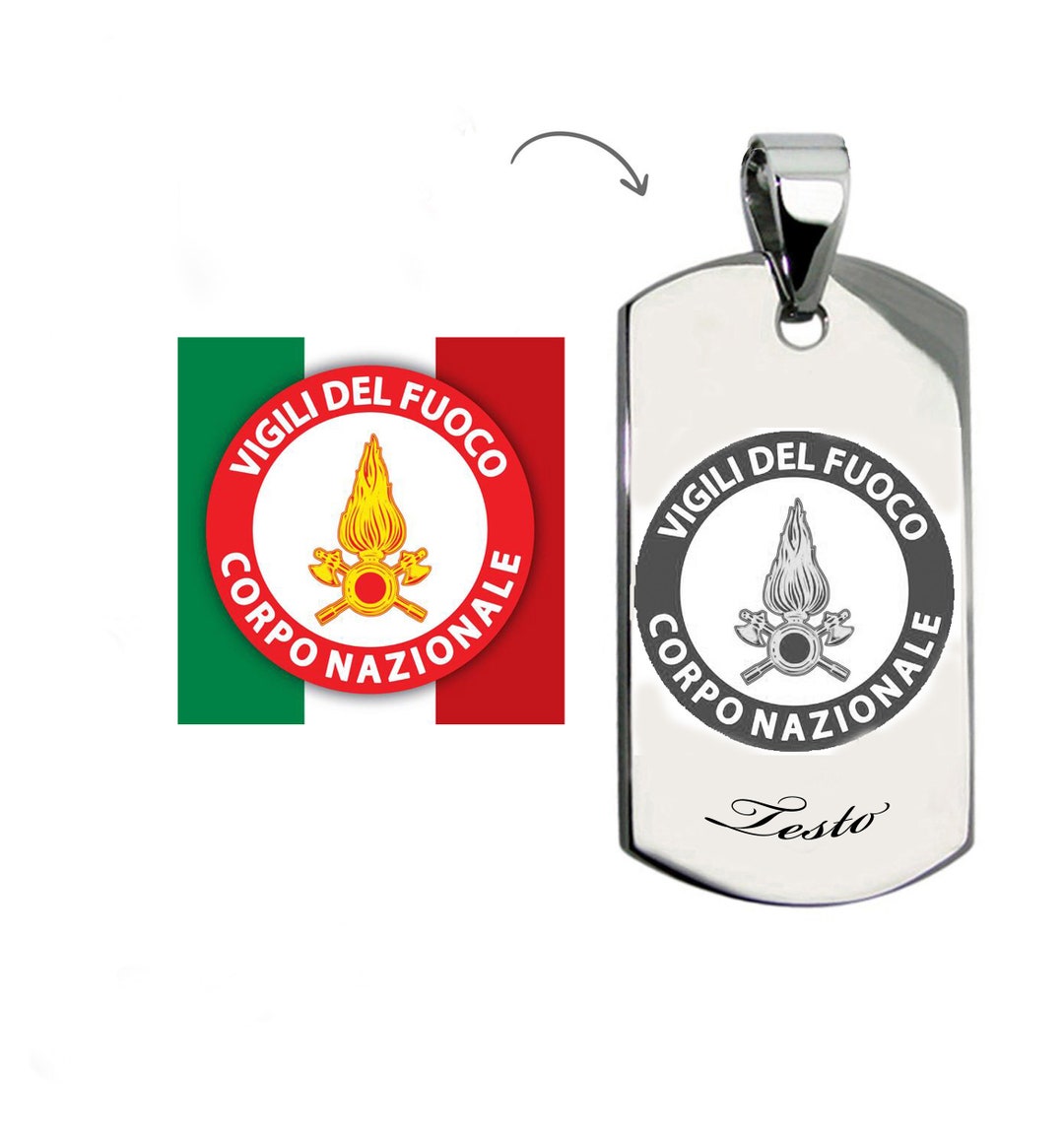 Customizable Firefighter MEDALS: Engraved With a Photo of Your Lucky ...