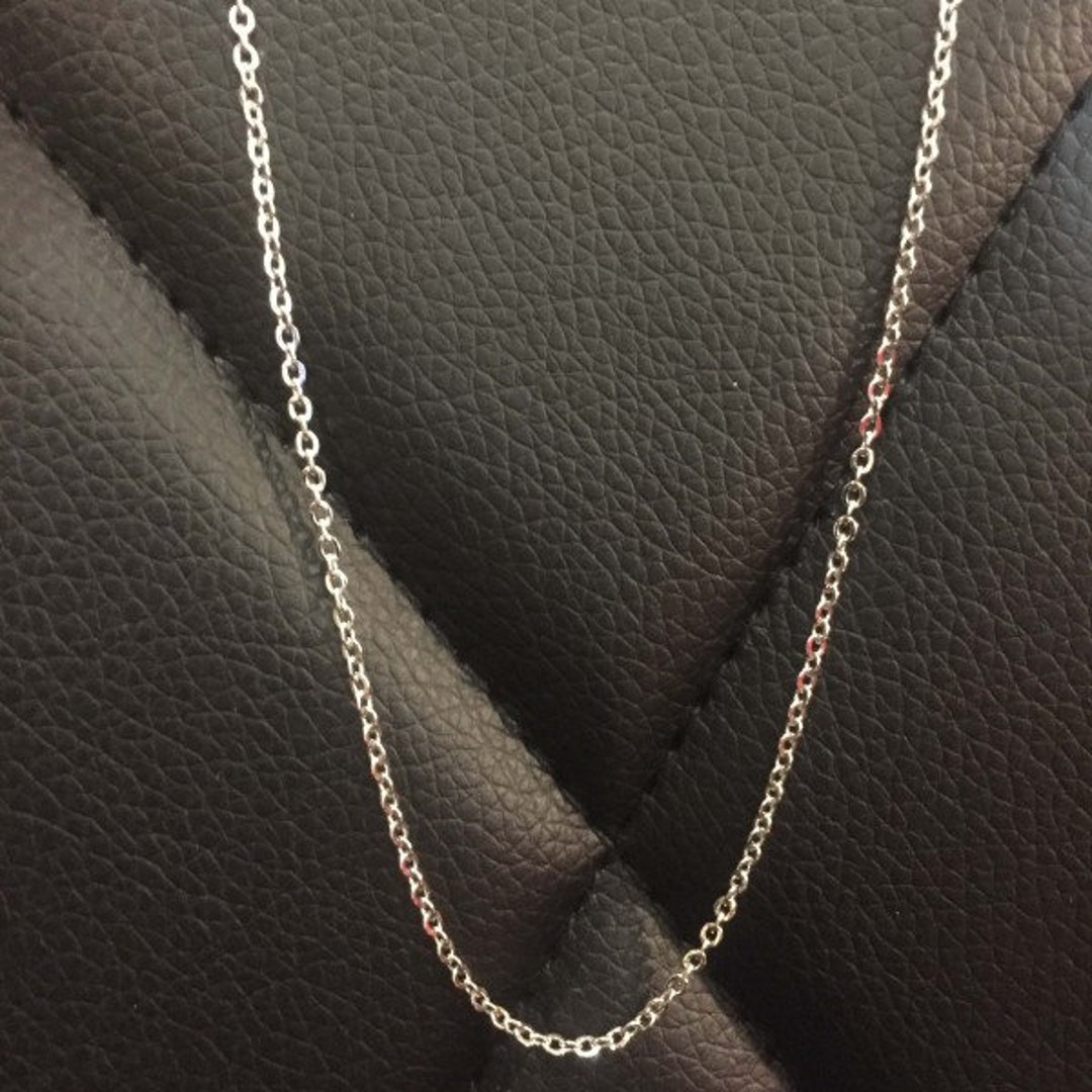 CHAIN 50 Cm: White Steel Length 50 Cm Silver White Steel - Etsy