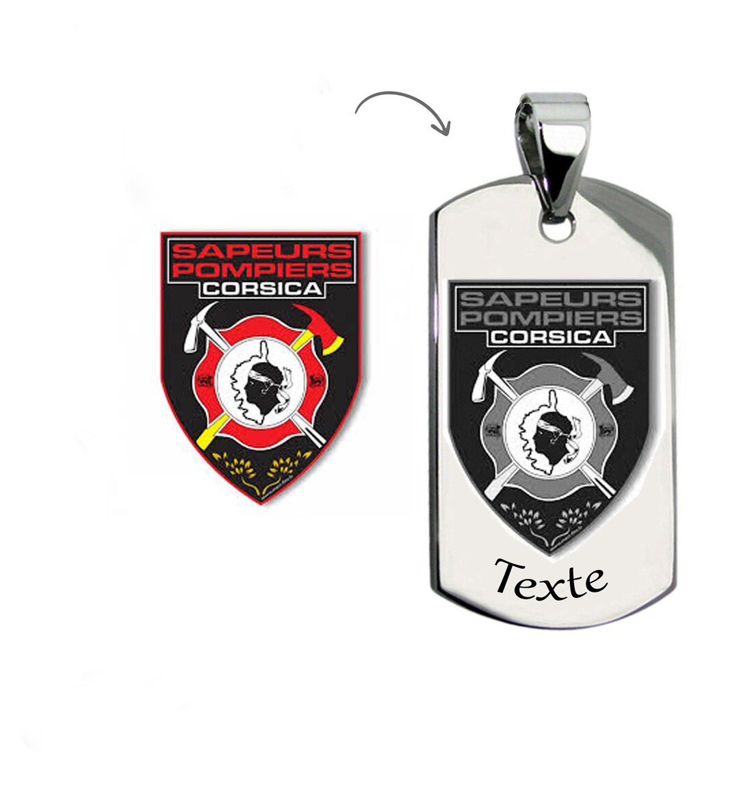 Customizable Firefighter MEDALS: Engraved With a Photo of Your Lucky ...