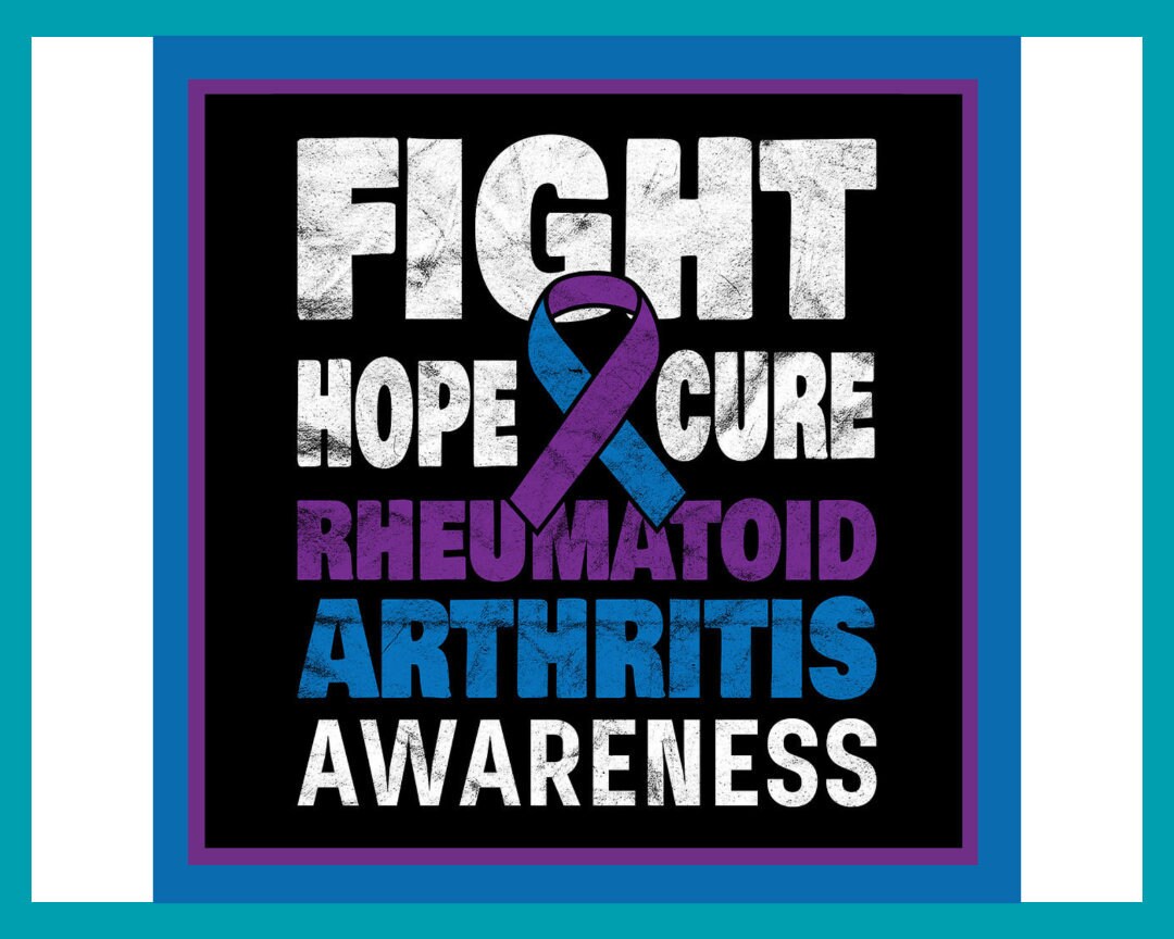 Fight Hope Cure Rheumatoid Arthritis Awareness Sign Wreath - Etsy