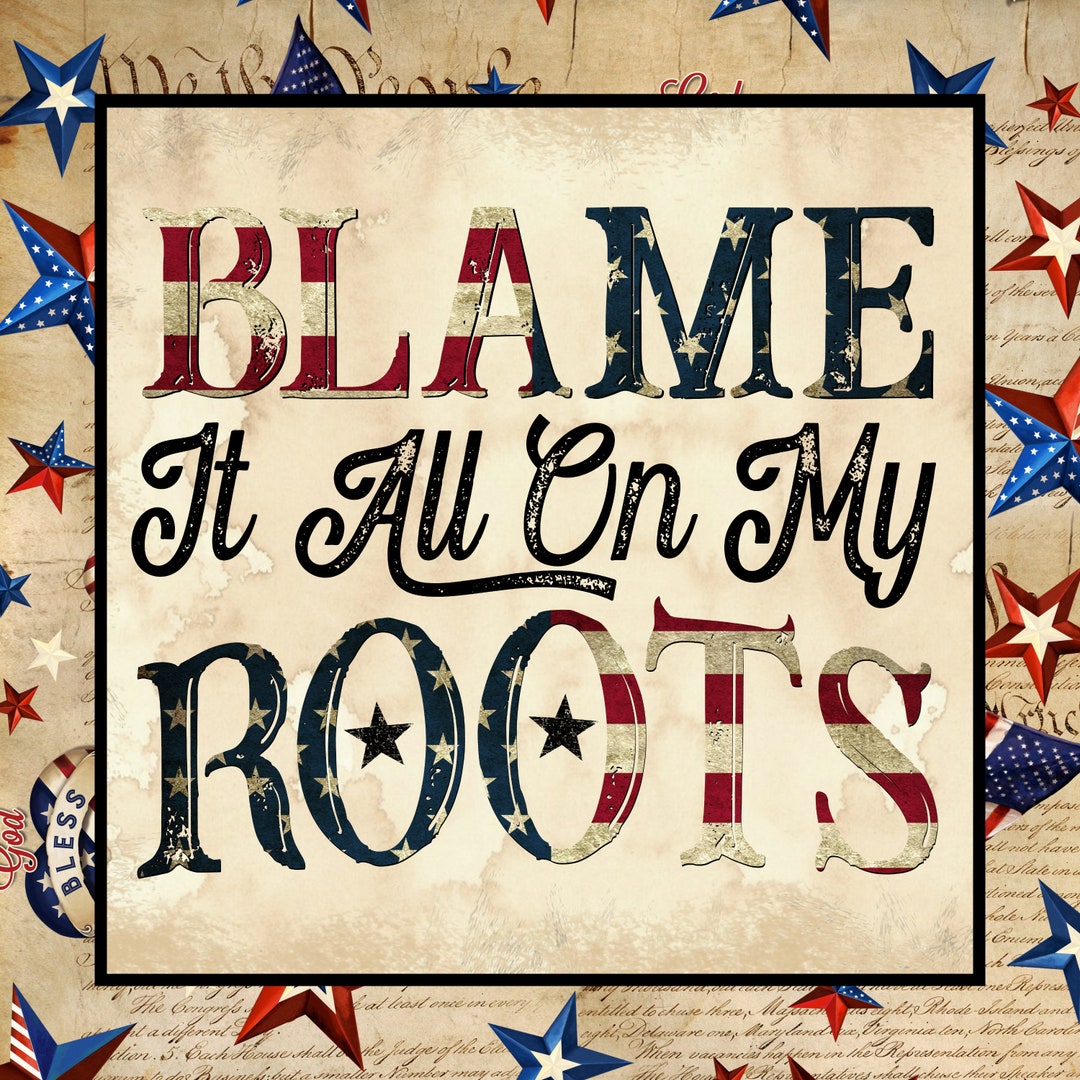 Blame It All on My Roots Sign, Wreath Sign, Wreath Attachment ...