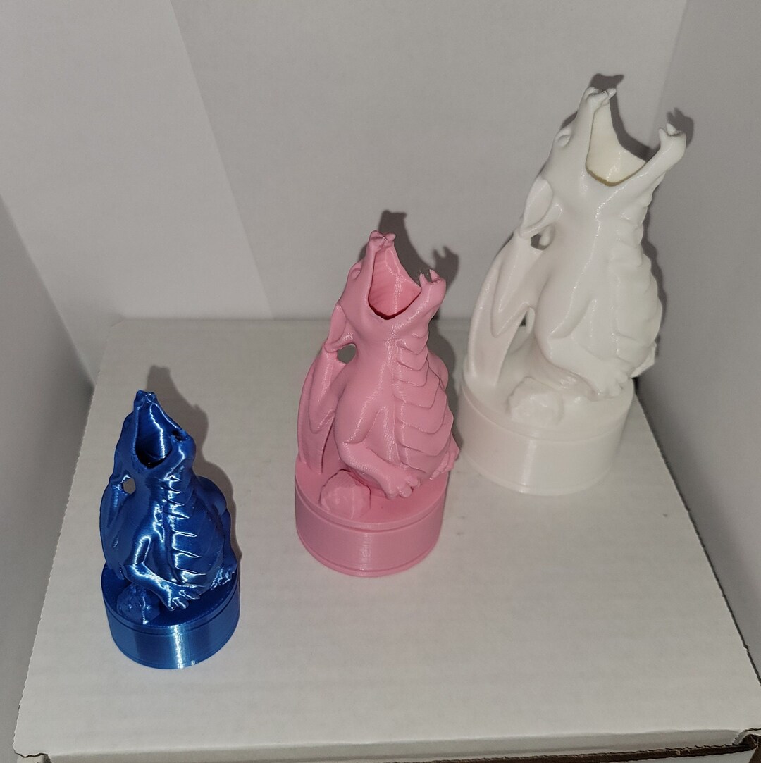 Roaring Dragon Trash Drill Cover Minder 3D Printed - Etsy