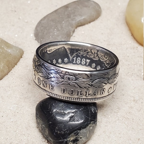 Silver Coin Ring - Etsy