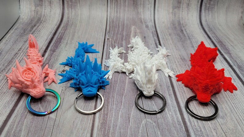 Articulated Tadling Keychain 3D Printed - Etsy