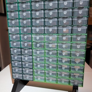 Container Tower for up to 72 Harbor Freight Containers - 3D Printed - Etsy