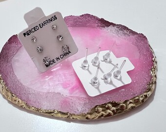 Plastic Helix Stud - Etsy