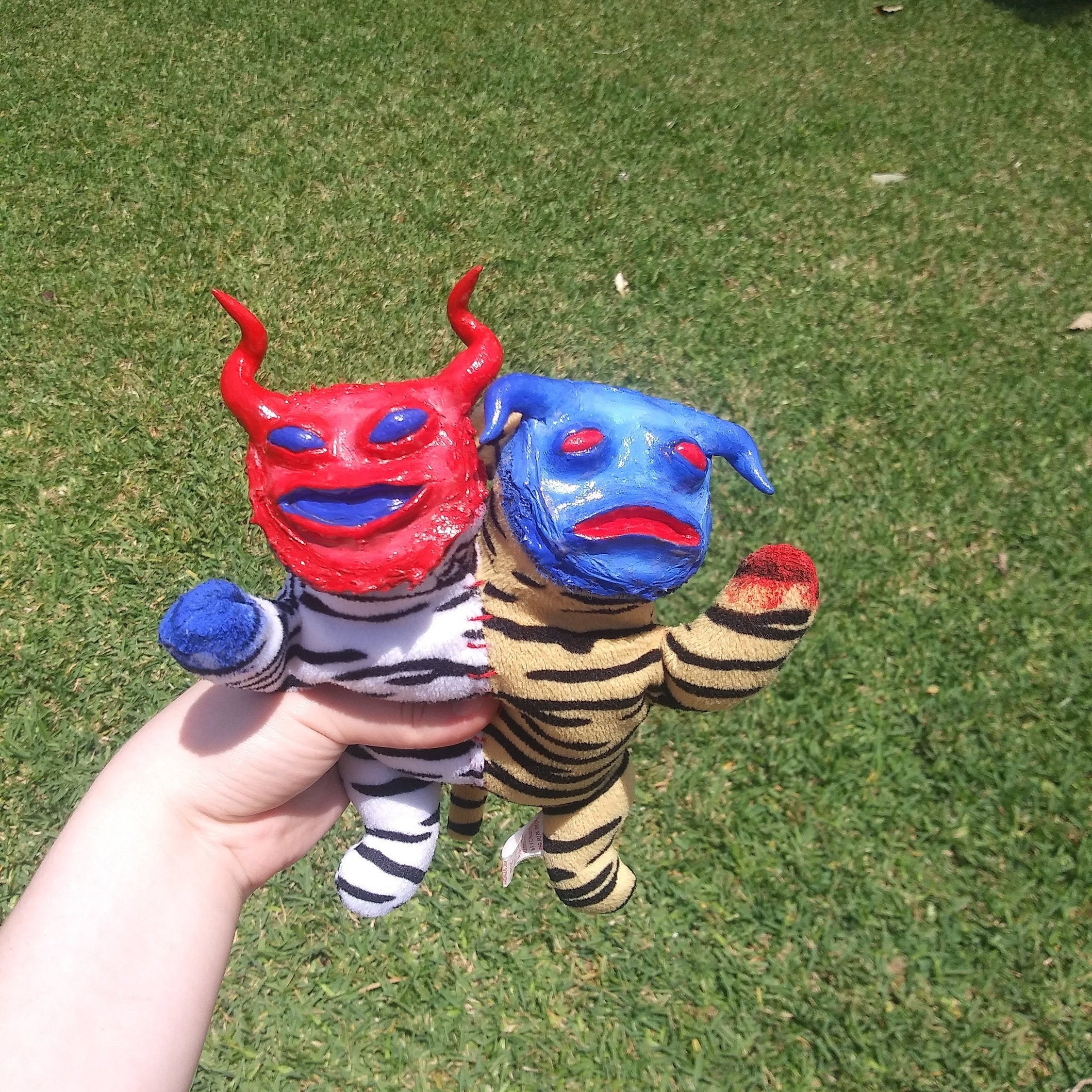 Conjoined Twins Theater Mask Art Doll Decorative Piece - Etsy Australia