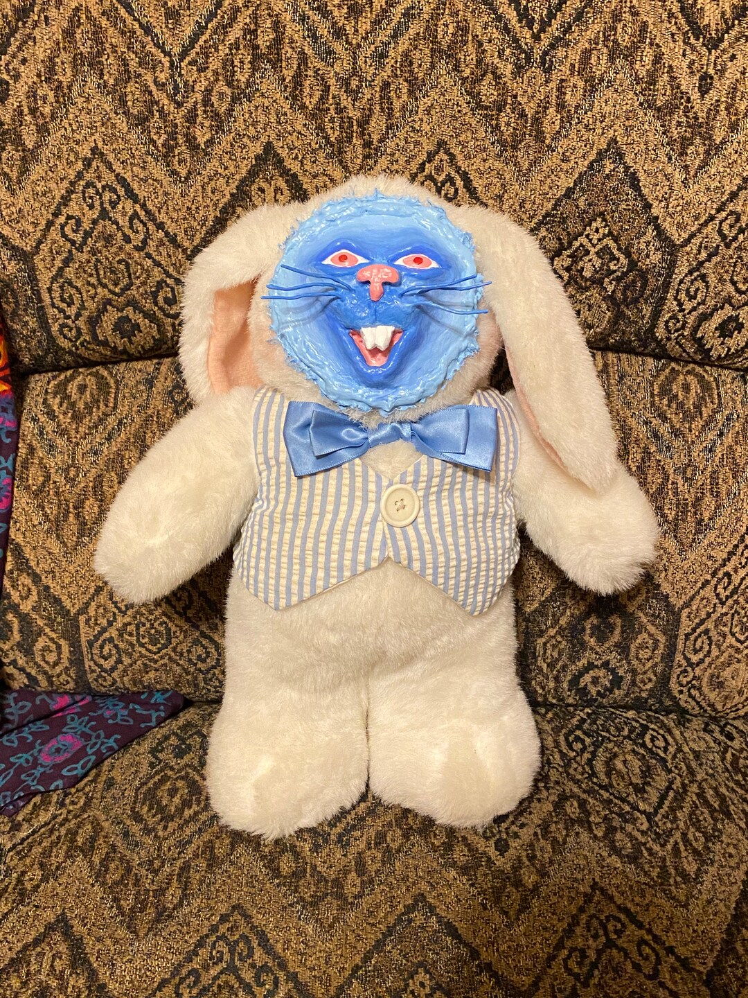 Easter Bunny Horror Art Doll - Etsy