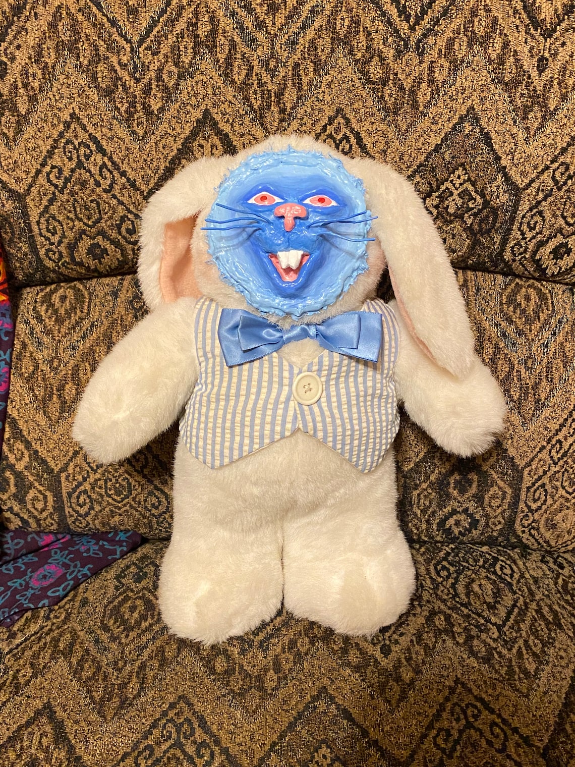 Easter Bunny Horror Art Doll - Etsy