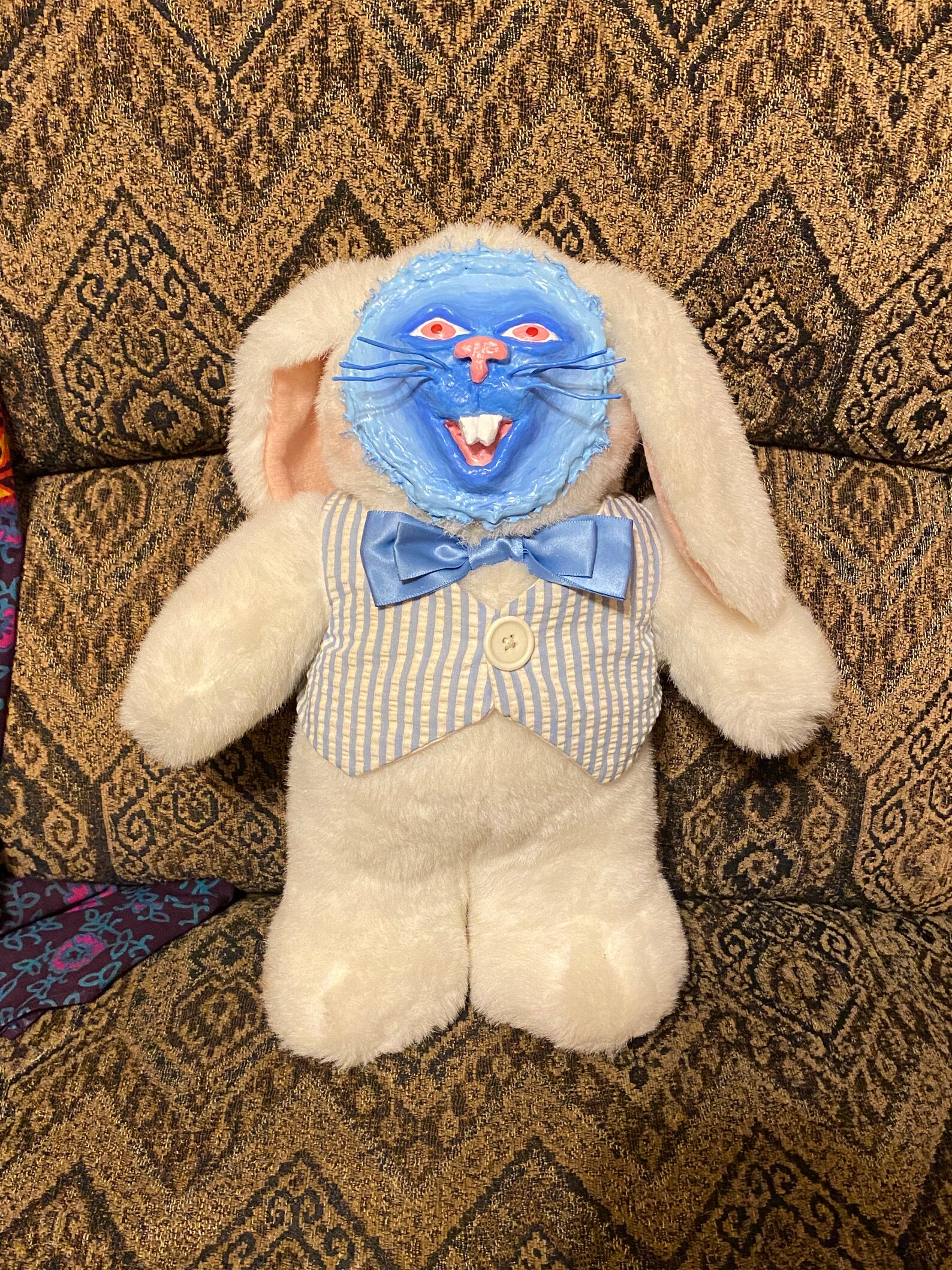 Easter Bunny Horror Art Doll - Etsy