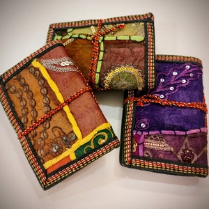 Colorful Pack of 5 Mini Pocket Size Refillable Journal - Compact ...