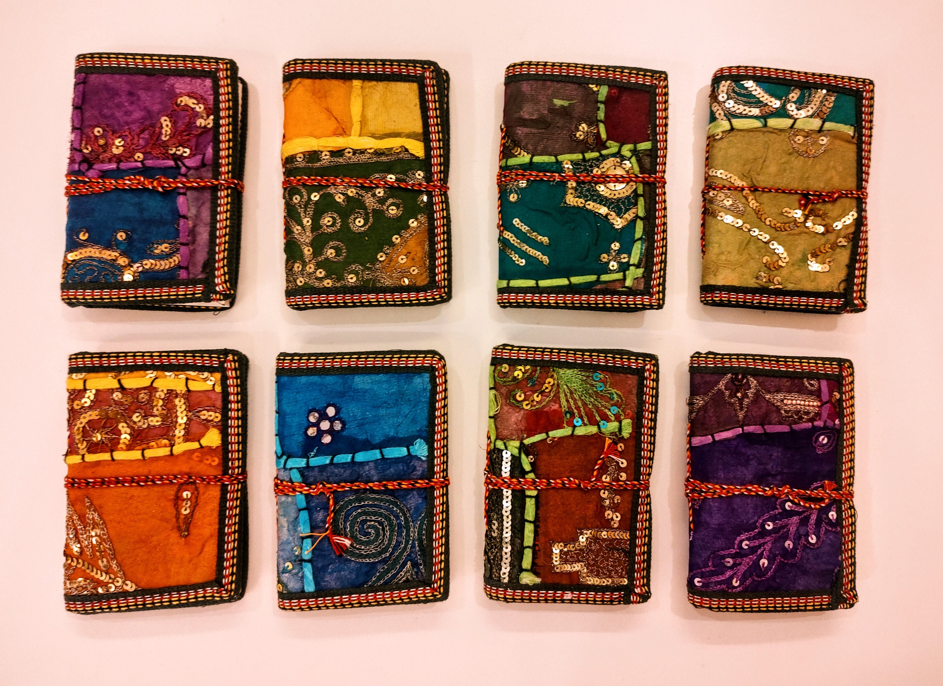 Colorful Pack of 5 Mini Pocket Size Refillable Journal - Etsy