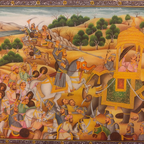Mughal War Miniature Paintings The Arts Of The Mughal Empire · V&A