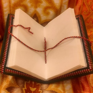 Handcrafted Sari Fabric Bound Writing Notebook , Refillable Recycled ...