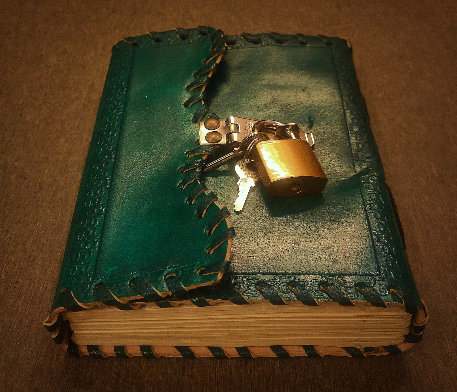 Personalized Leather Journal With Lock & Key: Refillable A5 Writing ...