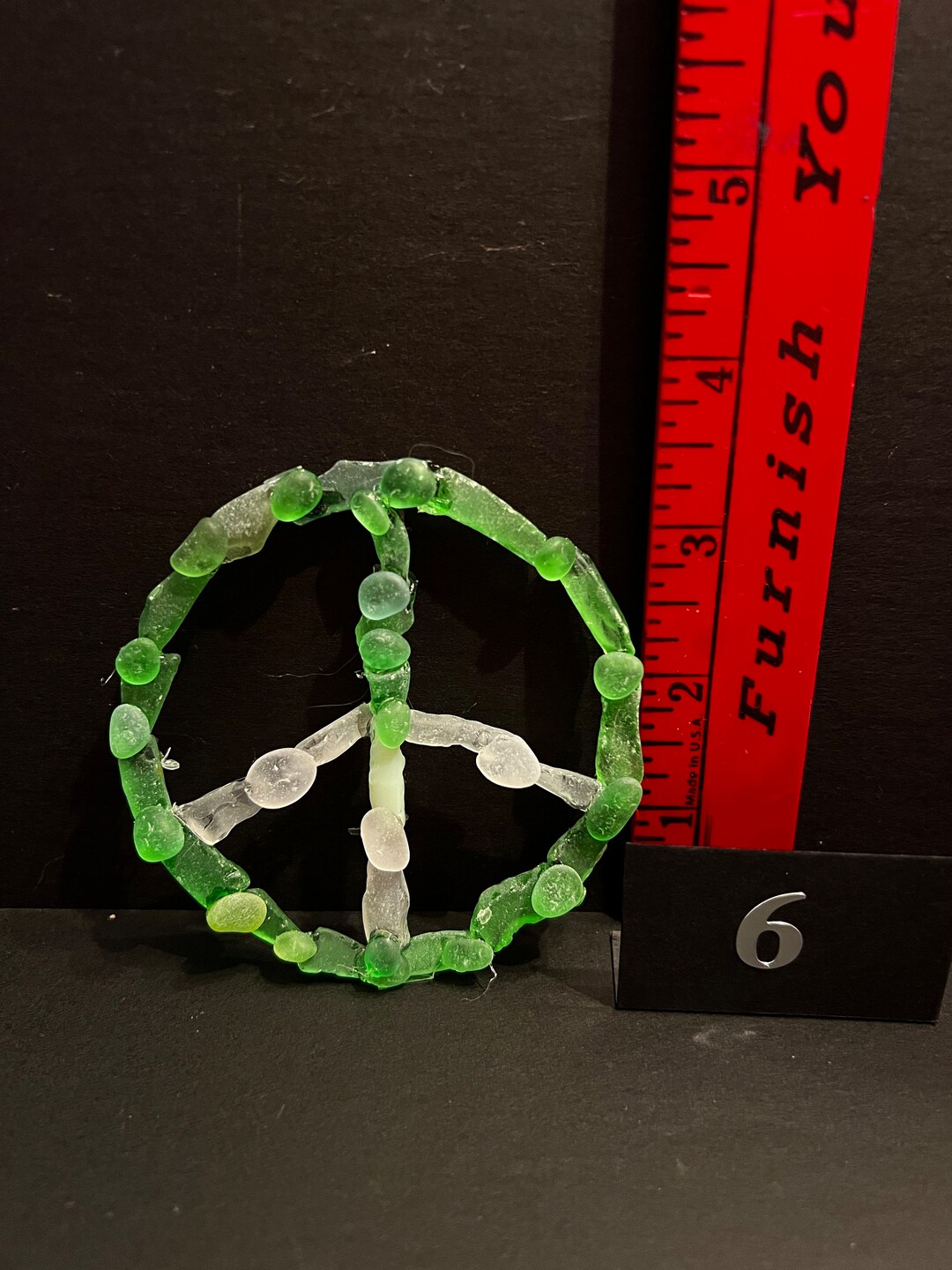 Peace Sign Beach Glass - Etsy
