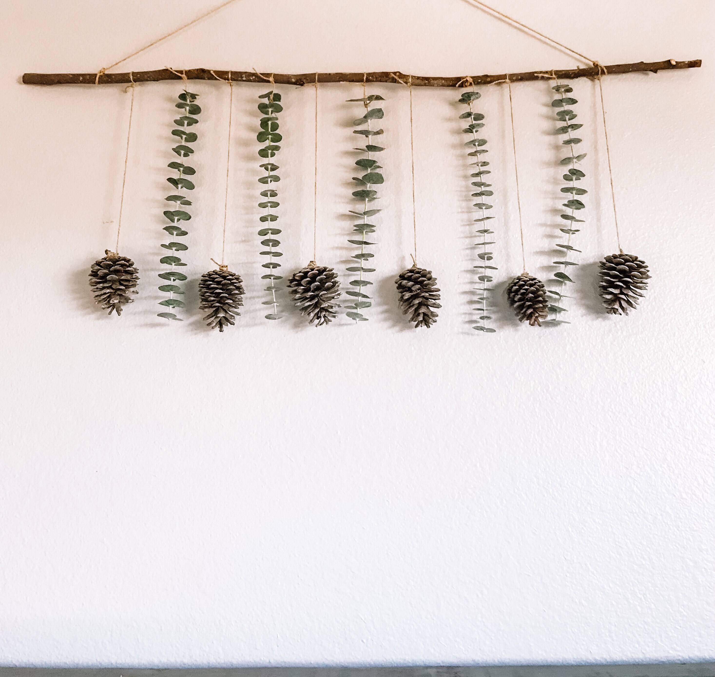 Pine Cone Wall Decor Pine Cone Hanging Pine Cone Wall | Etsy