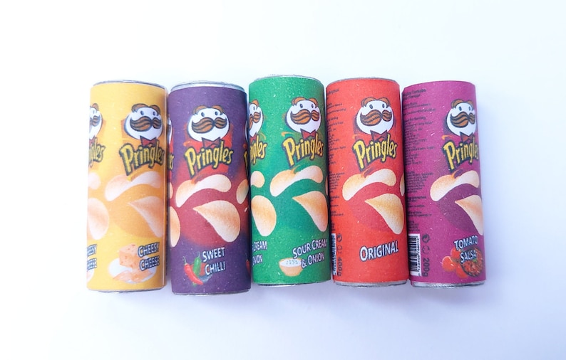 Handmade Miniature Pringles - Etsy UK