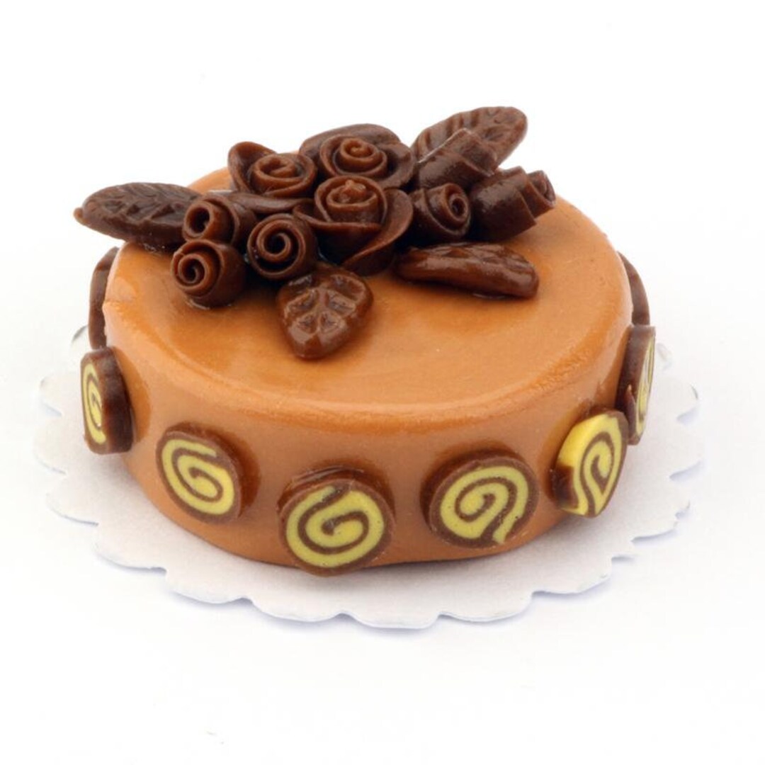 Dolls House Miniature Cake - Etsy