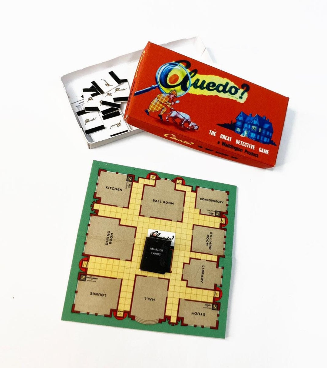 Miniature Handmade Flat Pack Board Game - Etsy