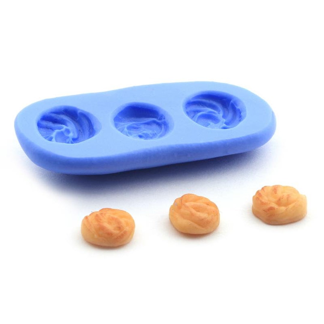 Miniature 3 Part Vanilla Pastry Whirls Silicone Mold 1:12th - Etsy