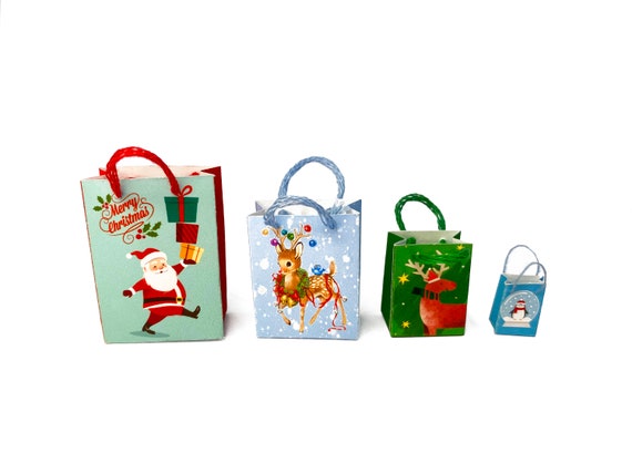 Miniature Handmade Christmas Gift Bag Kit - Etsy
