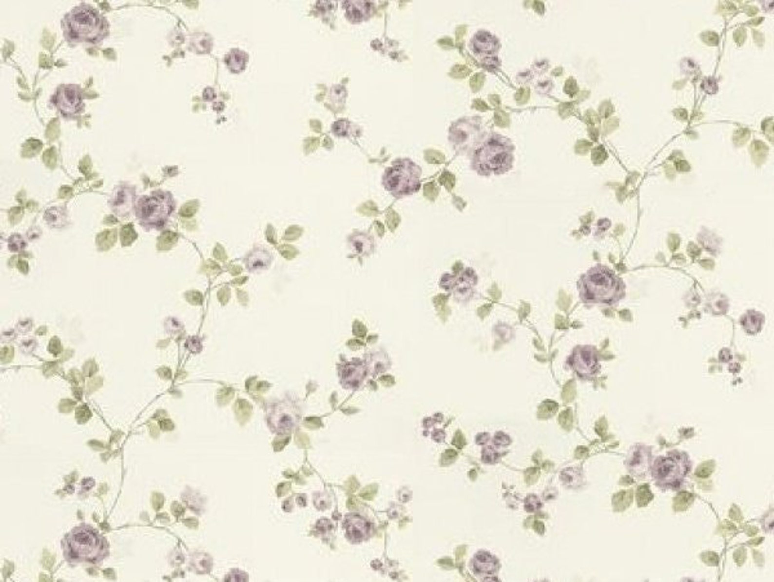 Miniature Small Trailing Rose Wallpaper - Etsy