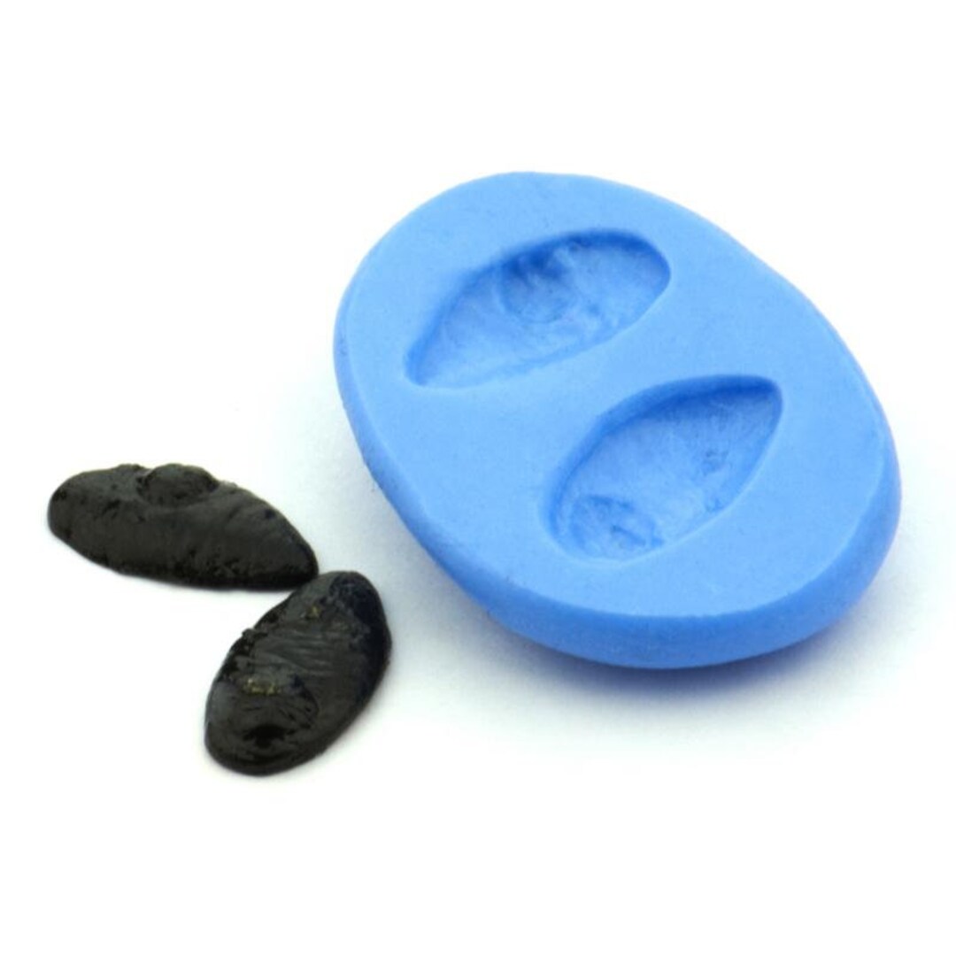 Miniature Double Blue Mussels Silicone Mold - Etsy