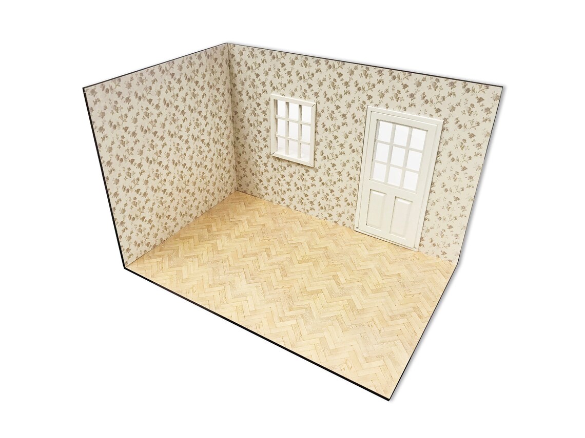 Make Your Own Room Box Kit 1:12th - Etsy
